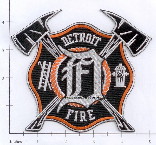 Michigan - Detroit Fire Dept Patch v3 – Police And Fire Surplus