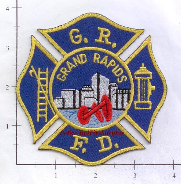 Michigan - Grand Rapids Fire Dept Patch v2 – Police And Fire Surplus