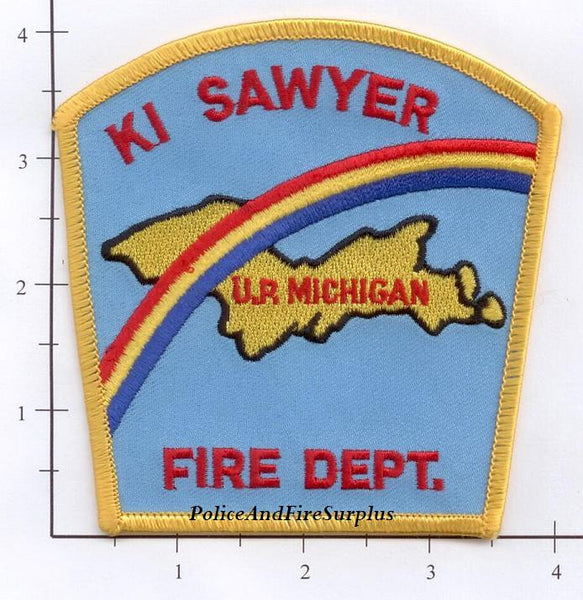 Michigan - Ki Sawyer Fire Dept Patch – Police And Fire Surplus