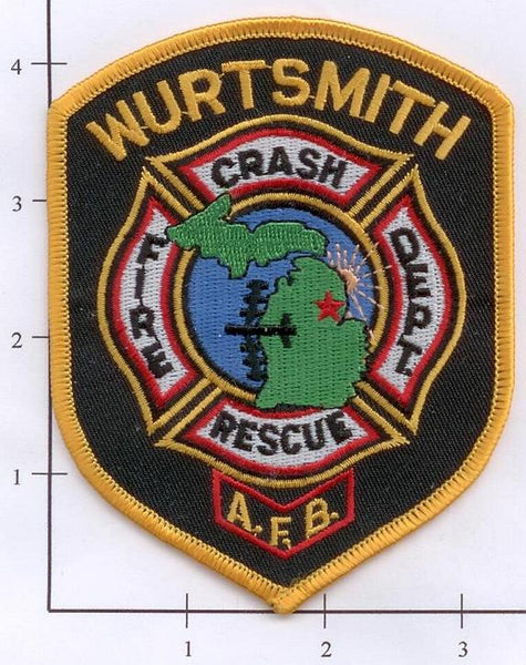 Michigan - Wurtsmith Air Force Base Crash Fire Rescue Fire Dept Patch ...