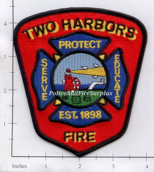 Minnesota - Two Harbors Fire Dept Patch – Police And Fire Surplus