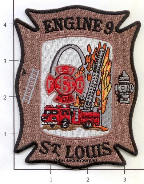 Missouri - St Louis Engine 9 Fire Dept Patch – Police And Fire Surplus