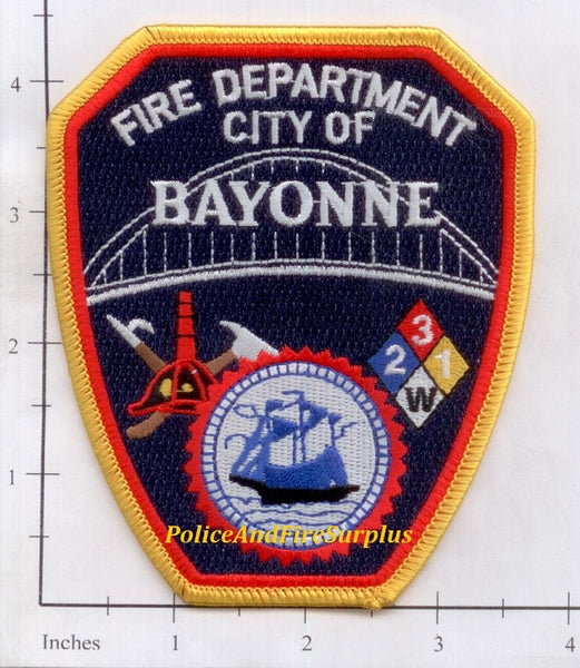 New Jersey - Bayonne Fire Dept Patch – Police And Fire Surplus