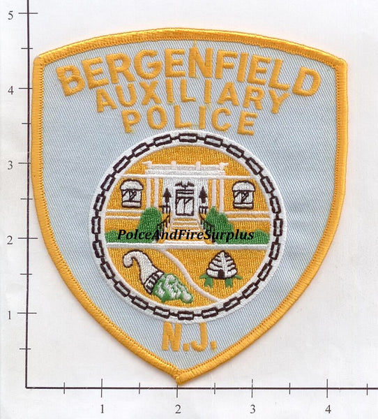 New Jersey - Bergenfield Auxilairy Police Dept Patch – Police And Fire ...