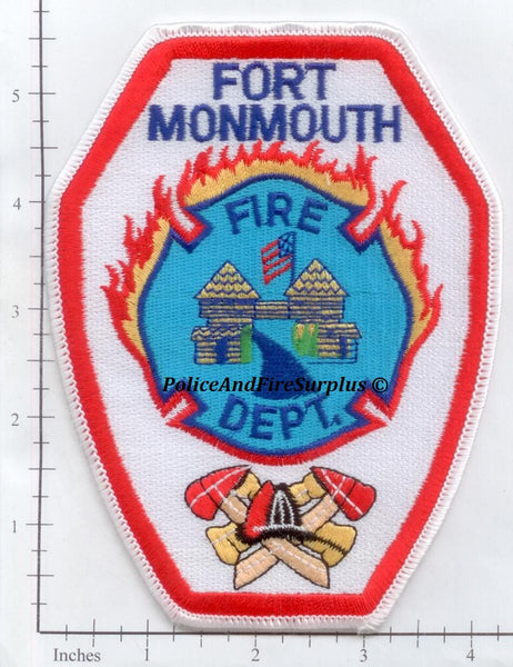 New Jersey - Fort Monmouth Fire Dept Patch – Police And Fire Surplus
