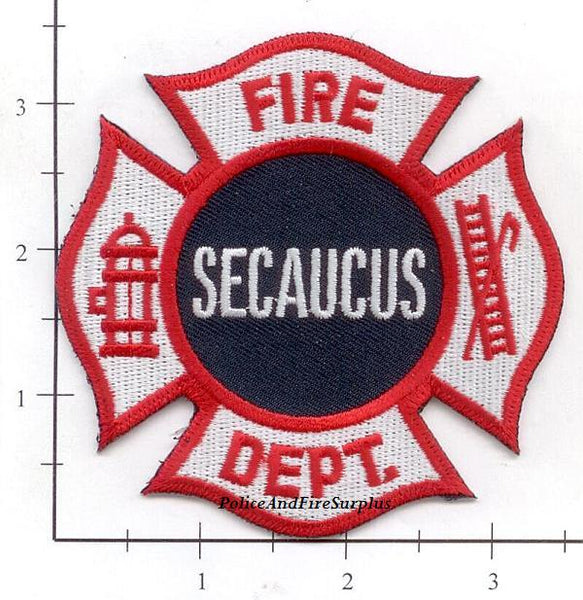 New Jersey - Secaucus Fire Dept Patch – Police And Fire Surplus