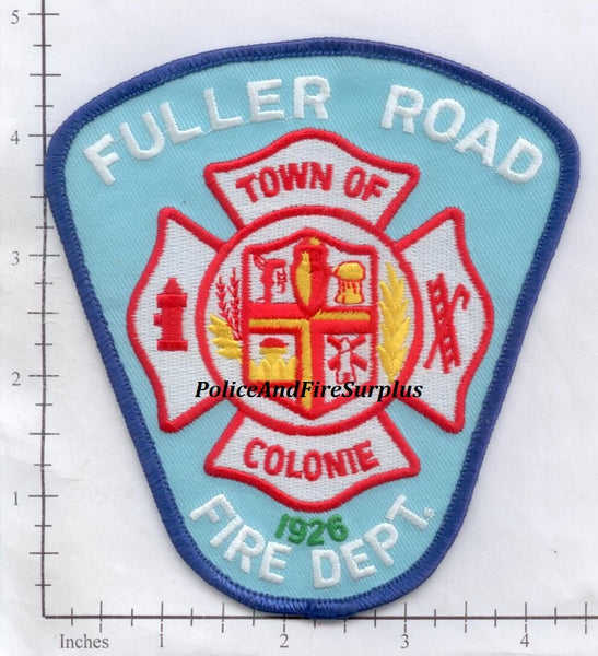 New York - Colonie Fuller Road Fire Dept Patch v2 – Police And Fire Surplus