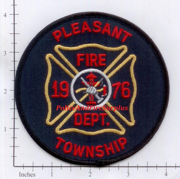 Ohio - Pleasant Township Fire Dept Patch – Police And Fire Surplus
