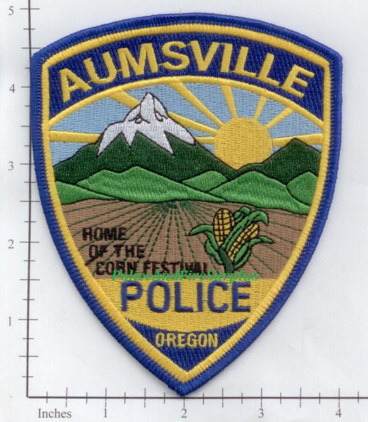 Oregon - Aumsville Police Dept Patch – Police And Fire Surplus