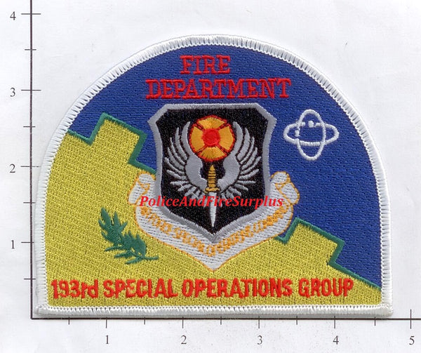 Pennsylvania - 193rd Special Operations Group Fire Dept Patch – Police ...