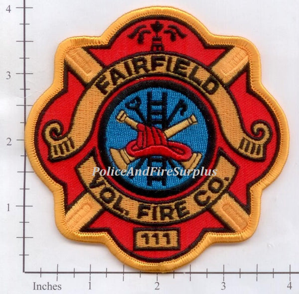 Pennsylvania - Fairfield Volunteer Company 111 Patch – Police And Fire ...