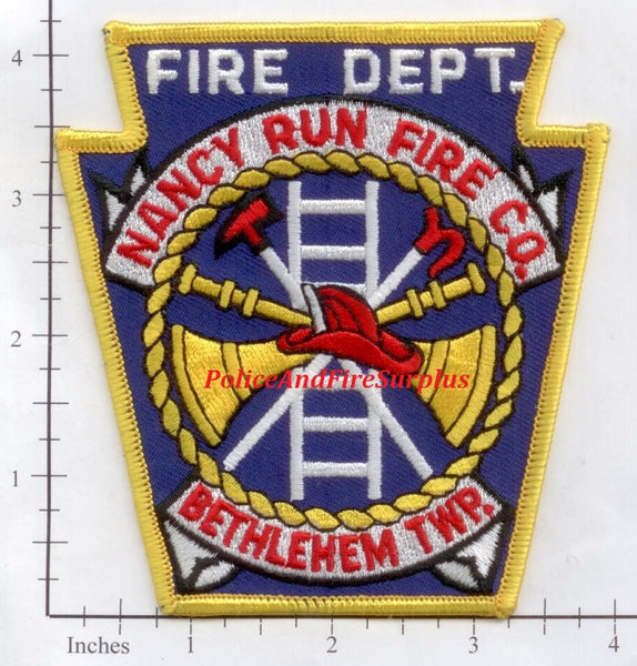 Pennsylvania - Nancy Run Fire Company Fire Dept Patch – Police And Fire ...