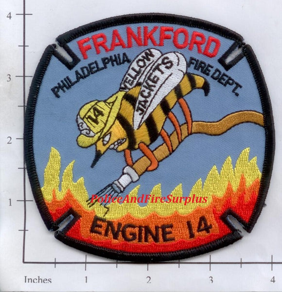 Pennsylvania - Philadelphia Engine 14 Fire Dept Patch – Police And Fire ...