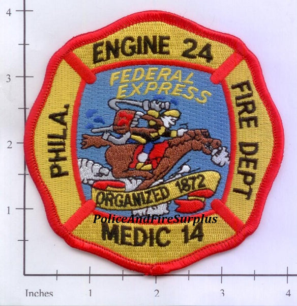 Pennsylvania - Philadelphia Engine 24 Medic 14 Fire Dept Patch – Police ...