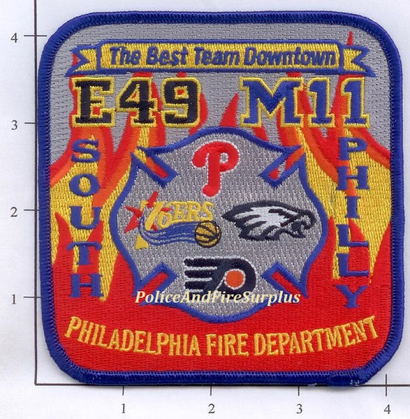 Pennsylvania - Philadelphia Engine 49 Medic 11 Fire Dept Patch v1 ...