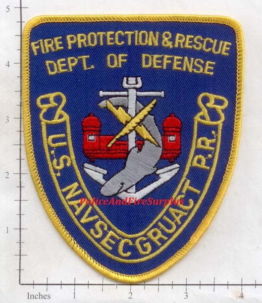 Puerto Rico - Navy Security Group Activities NavSecGruAct Fire Protect ...