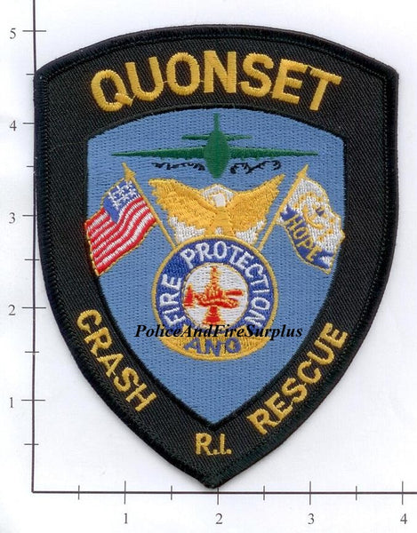 Rhode Island - Quonset Air National Guard Crash Rescue Patch – Police ...