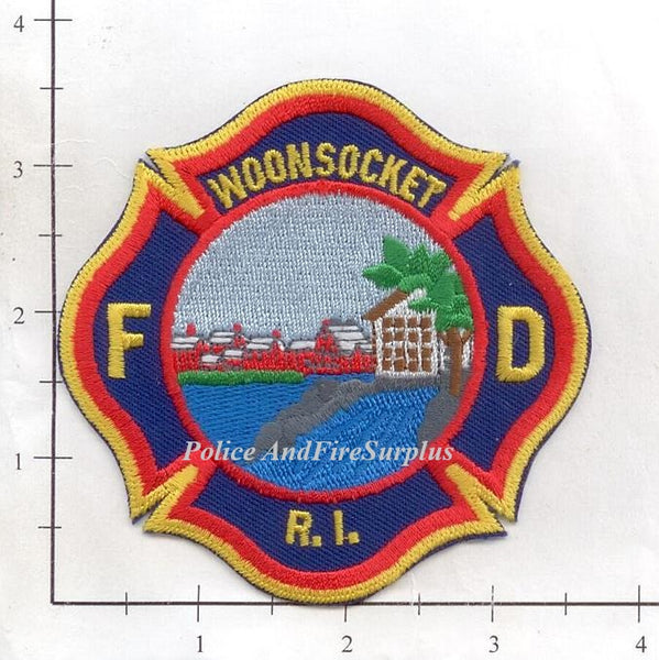 Rhode Island - Woonsocket Fire Dept Patch – Police And Fire Surplus