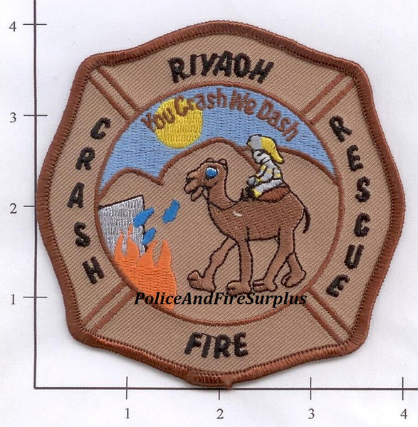 Saudi Arabia - Riyadh Crash Fire Rescue Fire Patch – Police And Fire ...