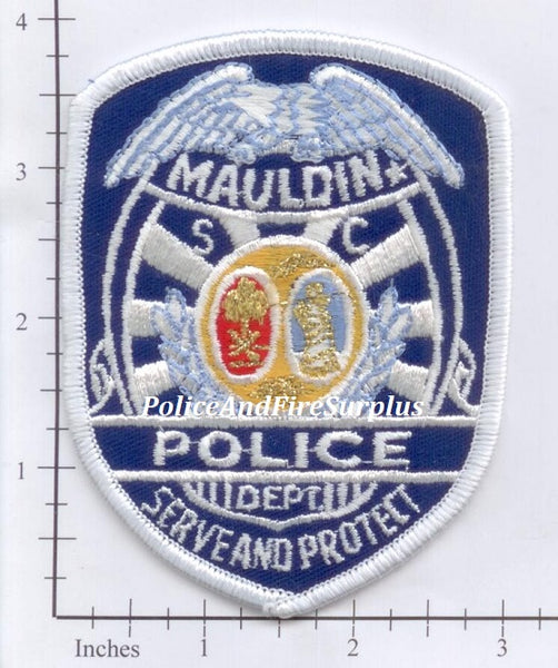 South Carolina - Mauldin Police Dept Patch v2 – Police And Fire Surplus