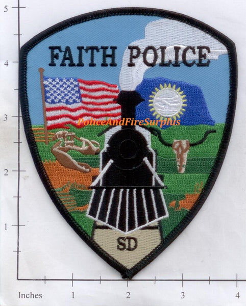 South Dakota - Faith Police Dept Patch – Police And Fire Surplus