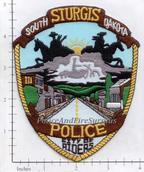 South Dakota - Sturgis Police Dept Patch – Police And Fire Surplus