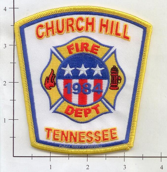 Tennessee - Church Hill Fire Dept Patch – Police And Fire Surplus