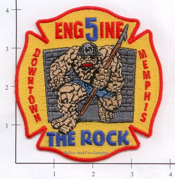 Tennessee - Memphis Engine 5 Fire Dept Patch – Police And Fire Surplus
