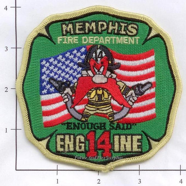 Tennessee - Memphis Engine 14 Fire Dept Patch – Police And Fire Surplus