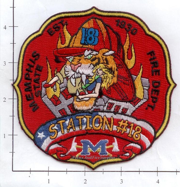 Tennessee - Memphis Engine 18 Fire Dept Patch v1 – Police And Fire Surplus