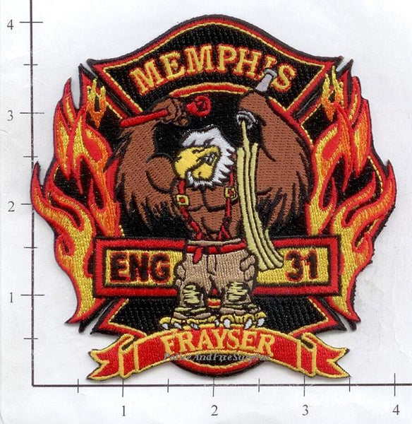 Tennessee - Memphis Engine 31 Fire Dept Patch v2 – Police And Fire Surplus