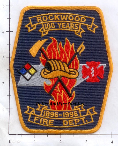Tennessee - Rockwood Fire Dept Patch – Police And Fire Surplus