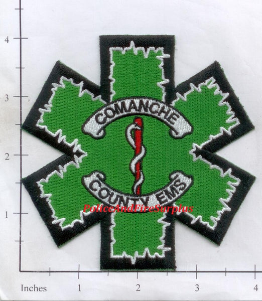 Texas - Comanche County EMS Patch – Police And Fire Surplus