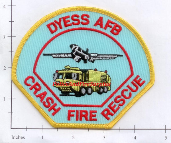 Texas - Dyess Air Force Base Crash Fire Rescue Fire Dept Patch v1 ...