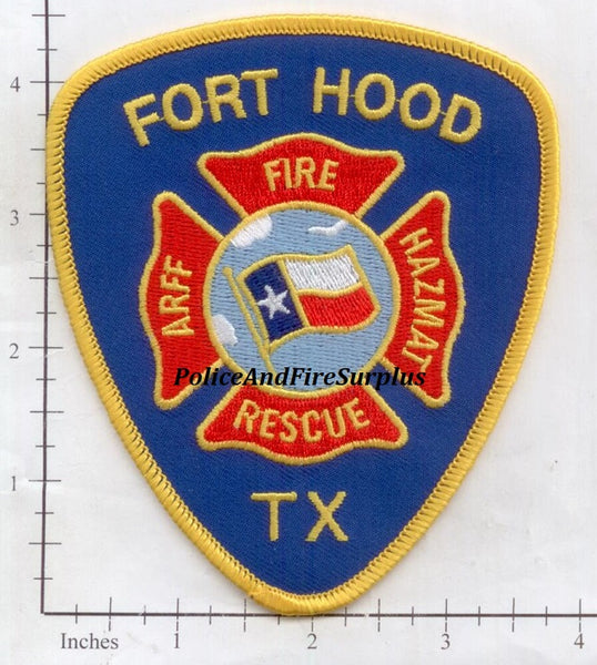Texas - Fort Hood Fire Dept Patch v2 – Police And Fire Surplus