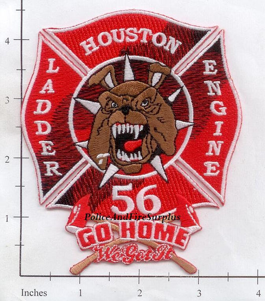 Texas - Houston Fire Dept Station 56 Patch v1 – Police And Fire Surplus