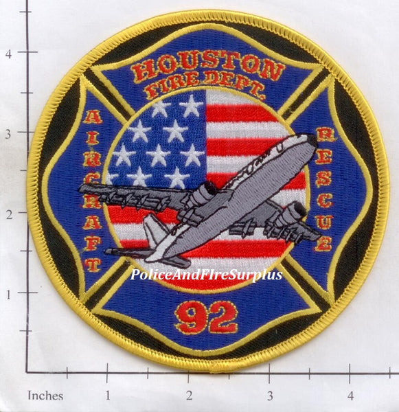 Texas - Houston Station 92 Fire Dept Patch – Police And Fire Surplus