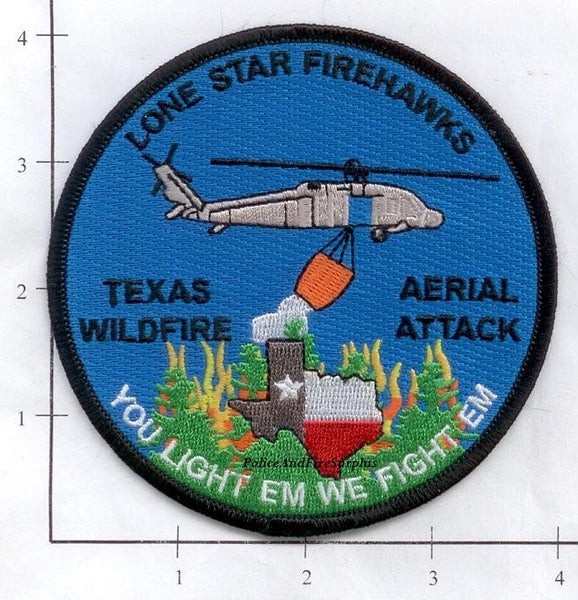Texas - Lone Star Firehawks Fire Dept Patch – Police And Fire Surplus