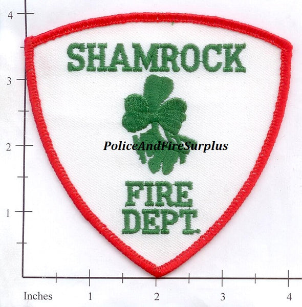 Texas - Shamrock Fire Dept Patch – Police And Fire Surplus