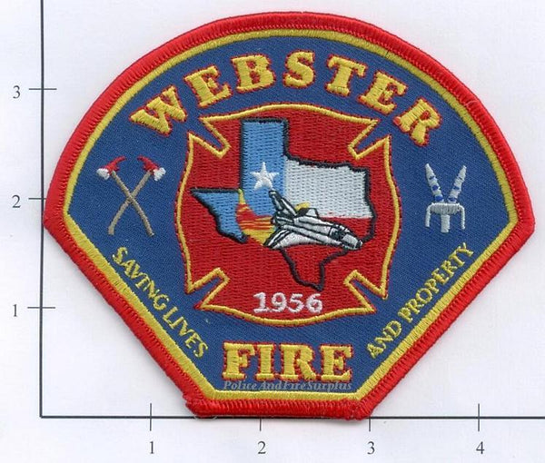 Texas - Webster Fire Dept Patch – Police And Fire Surplus