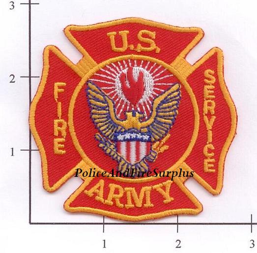 United States - US Army Fire Service Patch – Police And Fire Surplus