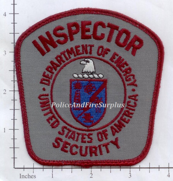 United States - Energy Dept Security Inspector Police Patch – Police ...