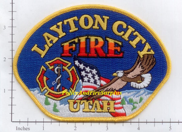 Utah - Layton City Fire Patch – Police And Fire Surplus