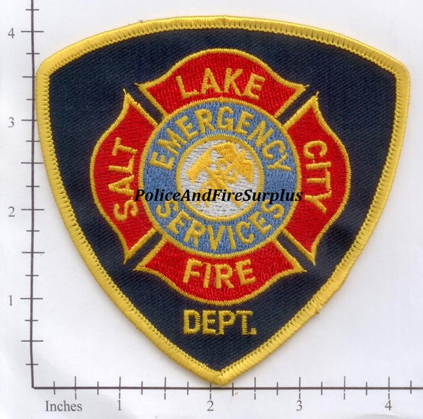 Utah - Salt Lake City Emergency Services Fire Dept Patch – Police And ...
