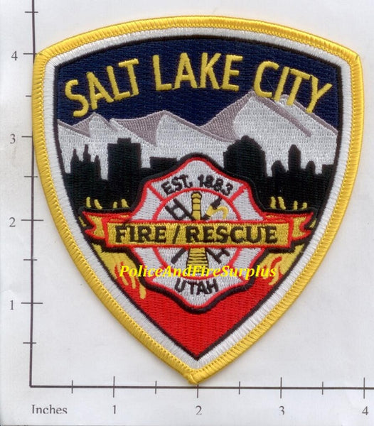 Utah - Salt Lake City Fire Dept Patch – Police And Fire Surplus