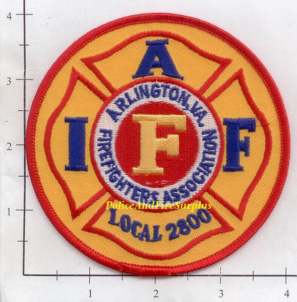Virginia - Arlington FireFighters Association Fire Dept Patch – Police ...