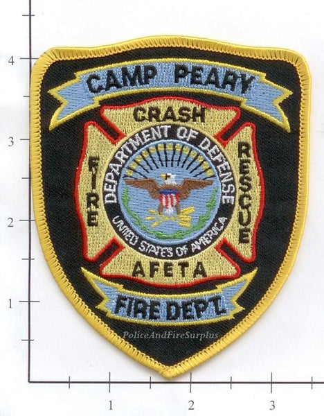 Virginia - Camp Peary Fire Dept Patch – Police And Fire Surplus