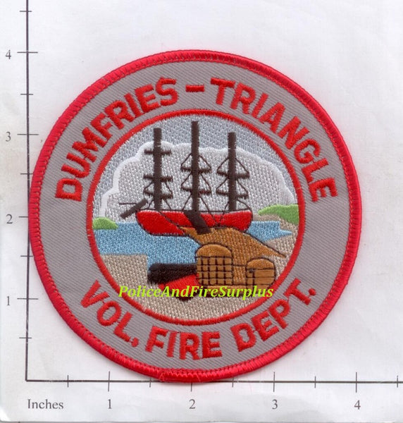 Virginia - Dumfries Triangle Volunteer Fire Dept Patch – Police And ...