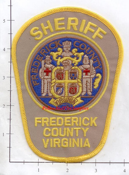 Virginia - Frederick County Sheriff Patch – Police And Fire Surplus