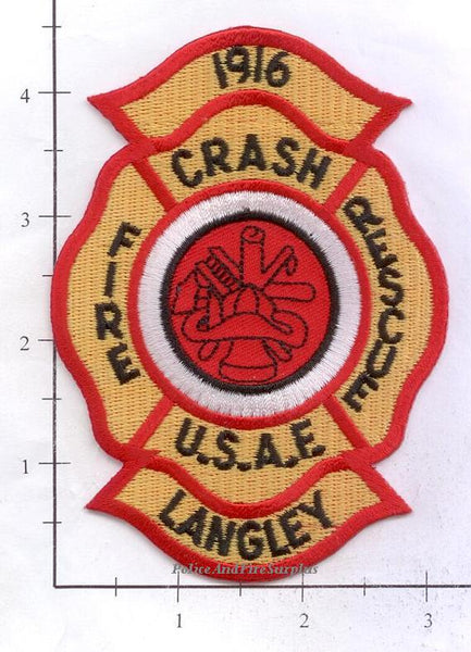 Virginia - Langley Air Force Base Fire Dept Patch – Police And Fire Surplus